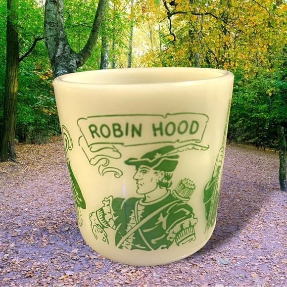 Hazel-Atlas | Dining | Vintage Hazel Atlas Robin Hood Friar Tuck Little ...